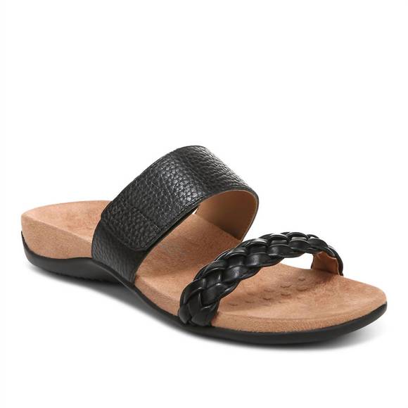 Vionic | Other | New Vionic Jeanne Slide Sandal In Black | Poshmark